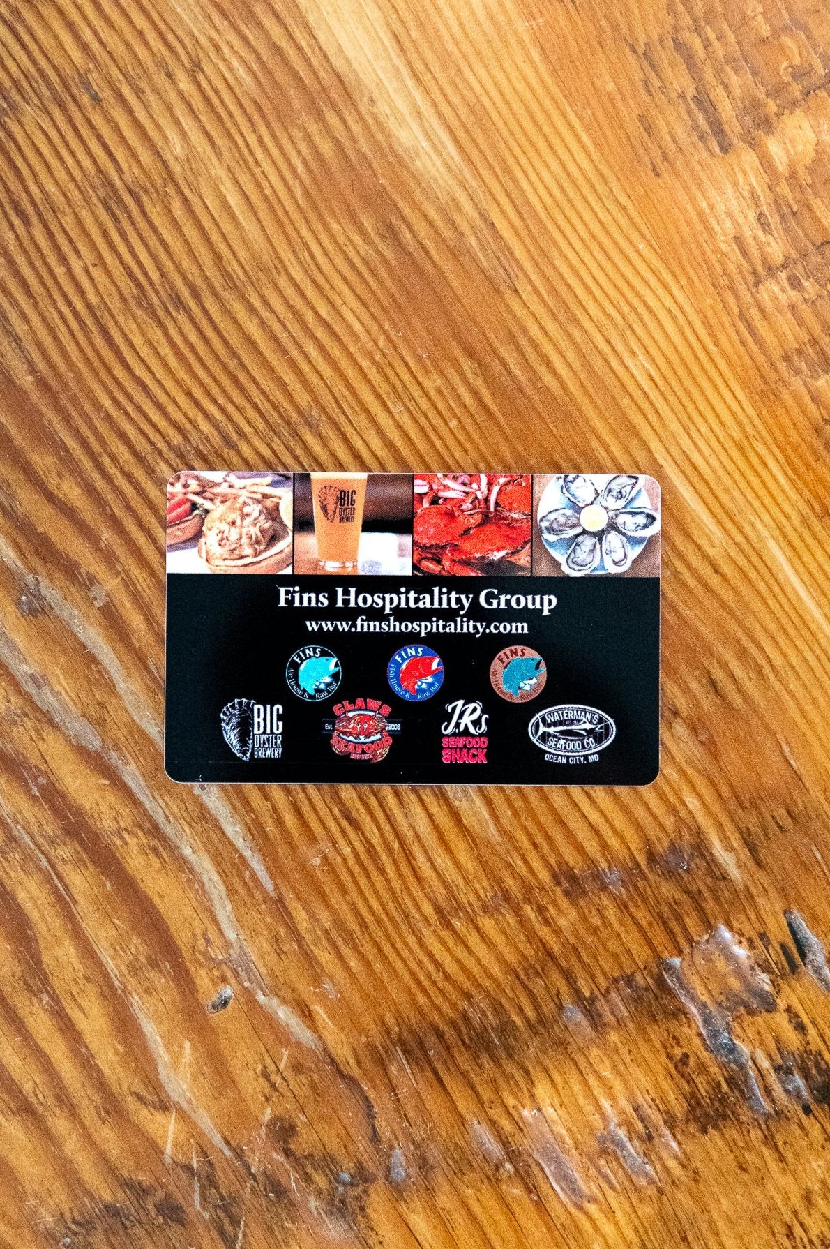 FINS Hospitality Group Gift Card – Big Oyster Brewery